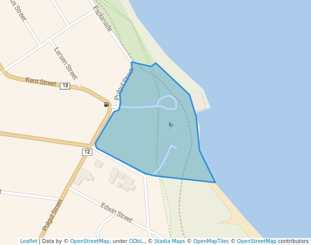 Dayman Park in Urangan | Map and Routes