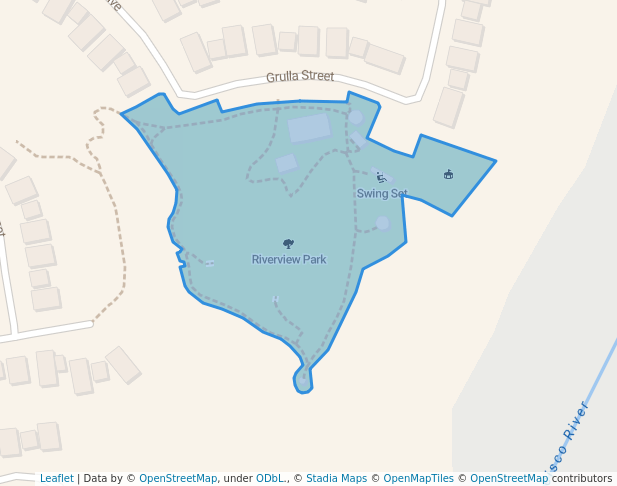 Riverview Park in Morenci | Map and Routes