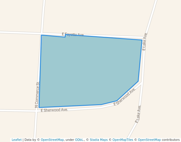 Baseball Field in Mertzon | Map and Routes