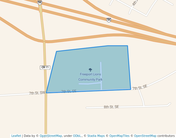 Freeport Lions Community Park in Freeport | Map and Routes