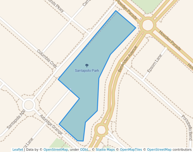 Santapolo Park in Alkimos | Map and Routes