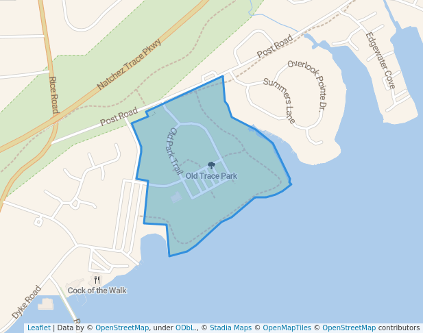 Old Trace Park in Ridgeland | Map and Routes