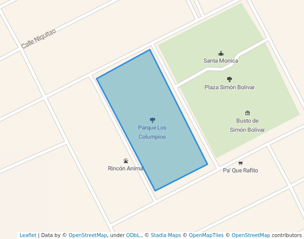 Parque Los Columpios in La Concepción | Map and Routes