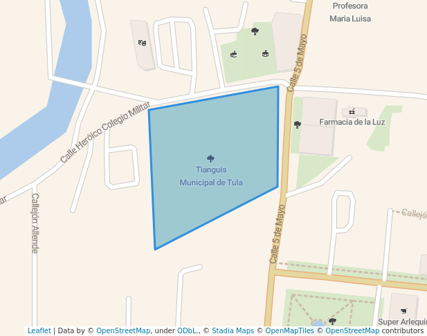 Tianguis Municipal de Tula in Tula de Allende | Map and Routes