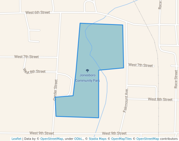 Jonesboro Community Park in Jonesboro | Map and Routes