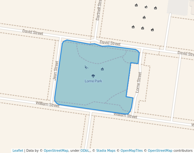 Lorne Park in Lalor | Map and Routes
