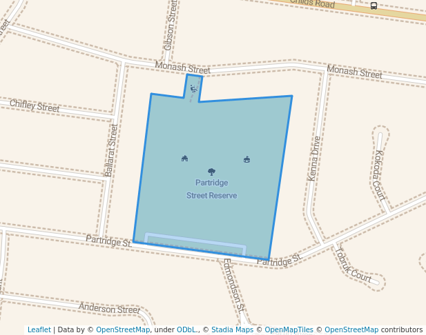 Partridge Street Reserve in Lalor | Map and Routes