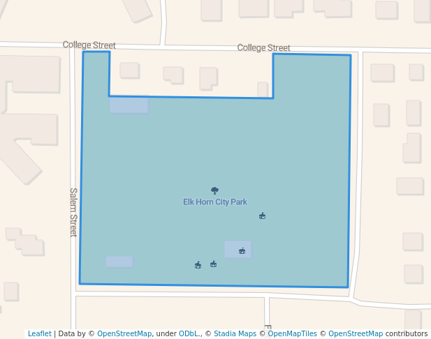 Elk Horn City Park in Elk Horn | Map and Routes