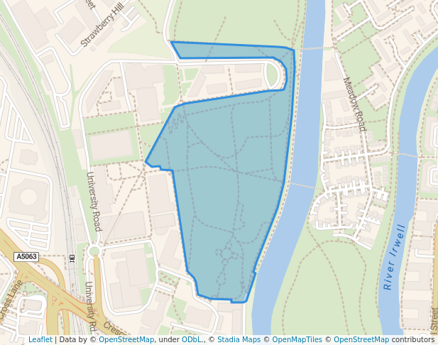 Peel Park in Salford | Map and Routes