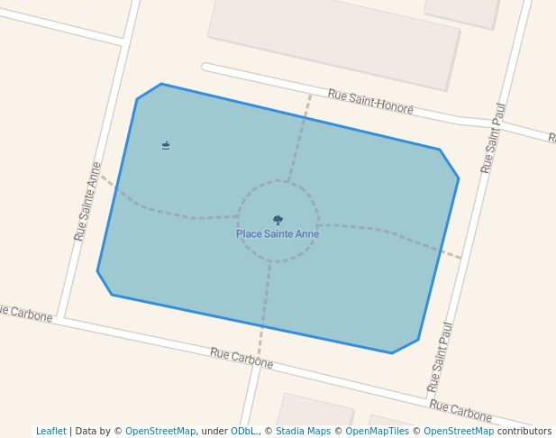 Place Sainte Anne in Port-au-Prince | Map and Routes