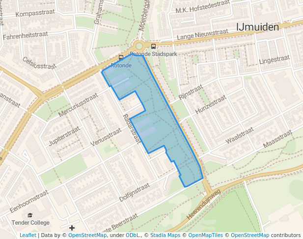 Stadspark Zuid in IJmuiden | Map and Routes