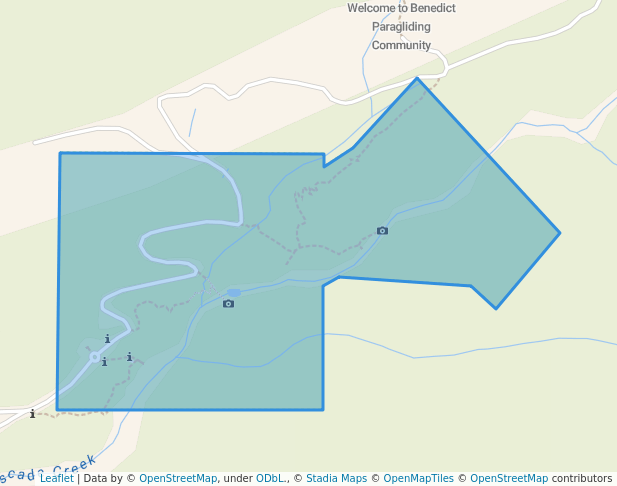 Cascade Falls Regional Park in Deroche | Map and Routes
