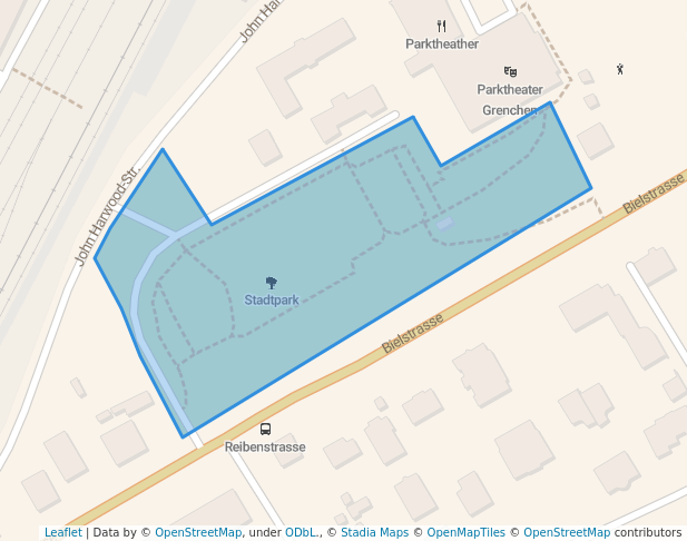 Stadtpark in Grenchen | Map and Routes