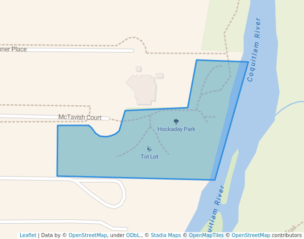 Hockaday Park in Coquitlam | Map and Routes