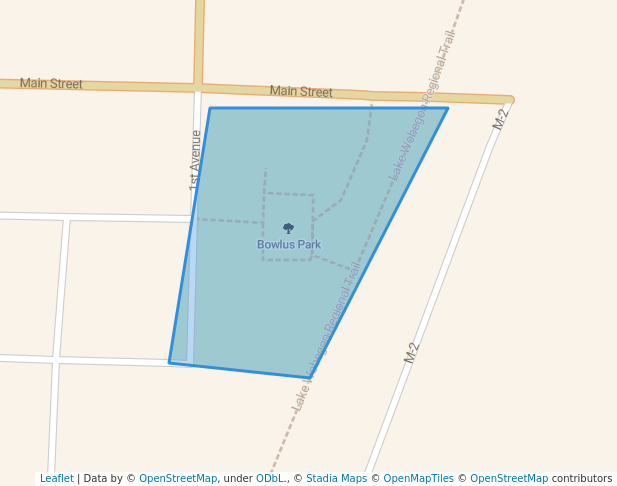 Bowlus Park in Bowlus | Map and Routes