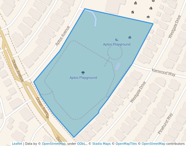 Aptos Playground in San Francisco | Map and Routes