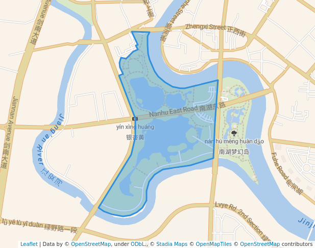 Nanhu Wetland Park in Cheng Du Shi | Map and Routes