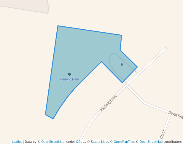 Hedwig Park in Mooroolbark | Map and Routes