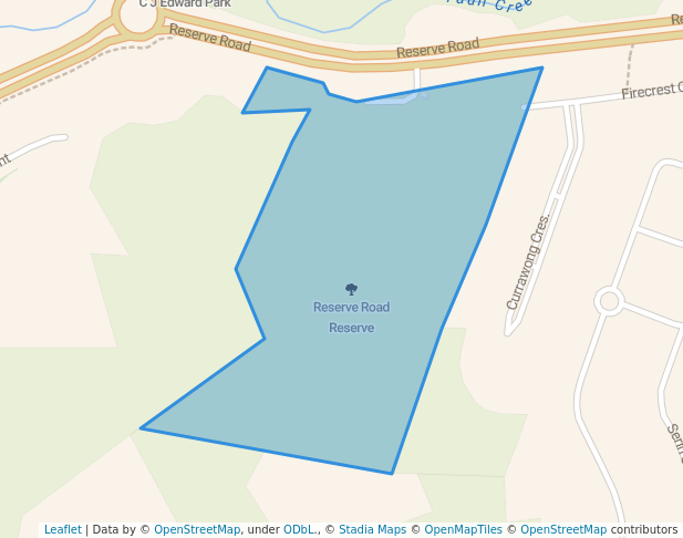 Reserve Road Reserve in Upper Coomera | Map and Routes