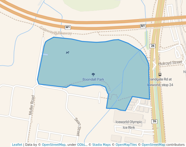 Boondall Park in Boondall | Map and Routes