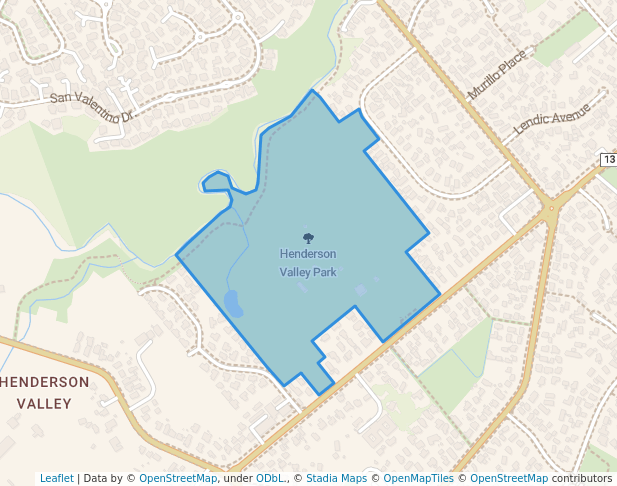 Henderson Valley Park in Auckland | Map and Routes