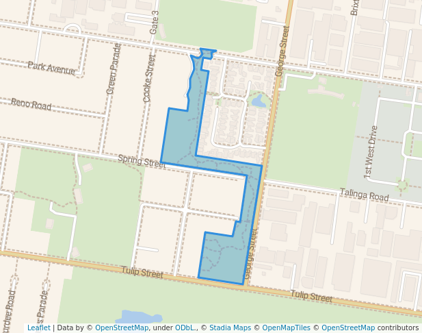 Merindah Park in Sandringham | Map and Routes