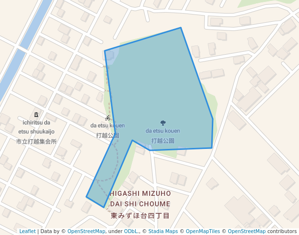 打越公園 in Fujimi | Map and Routes