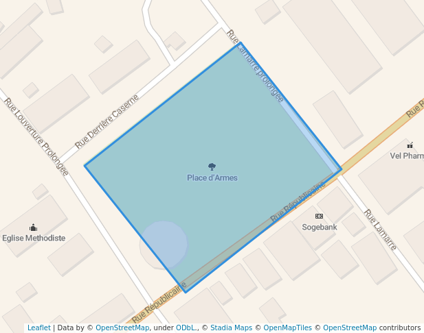 Place d’Armes in Petit Goave | Map and Routes