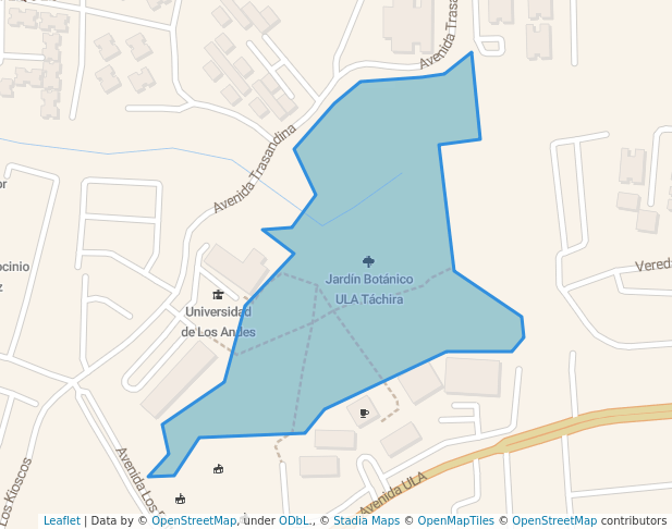 Jardín Botánico ULA Táchira in San Cristóbal | Map and Routes