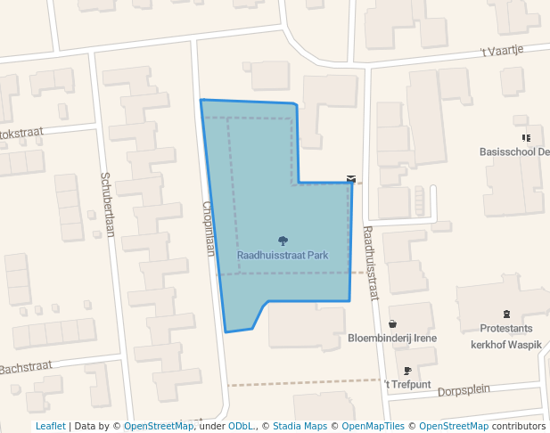 Raadhuisstraat Park in Waspik | Map and Routes