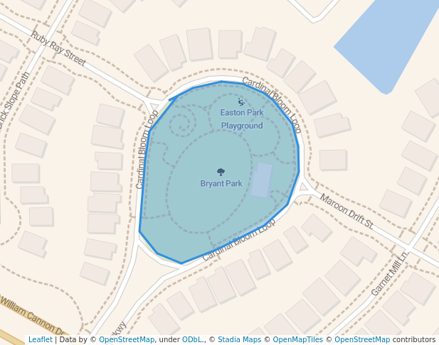 Bryant Park in Austin | Map and Routes