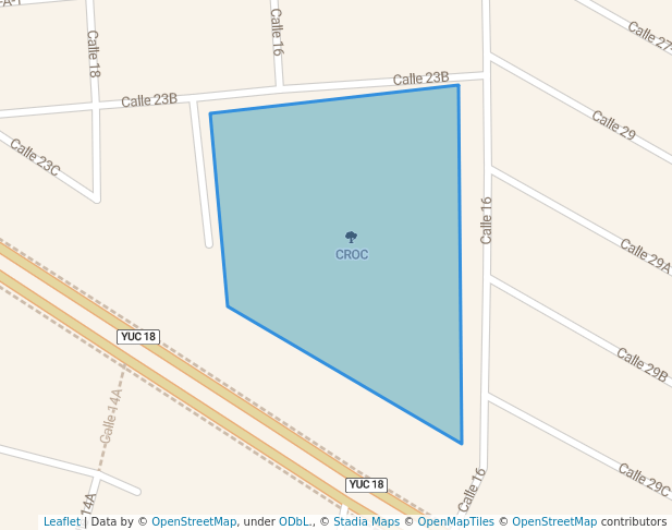 CROC in Mérida | Map and Routes