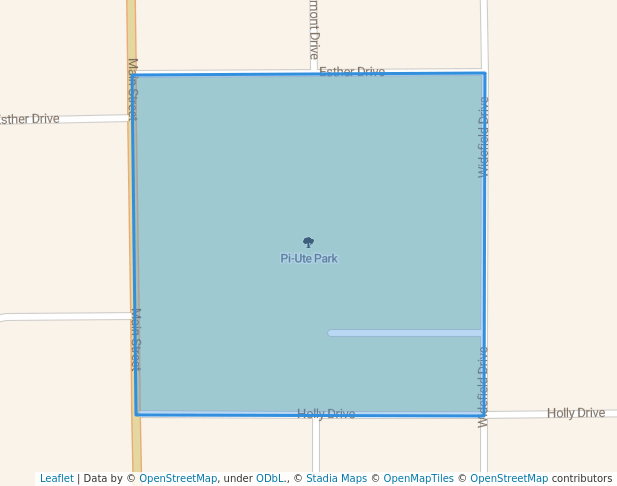 Pi-Ute Park in Colorado Springs | Map and Routes