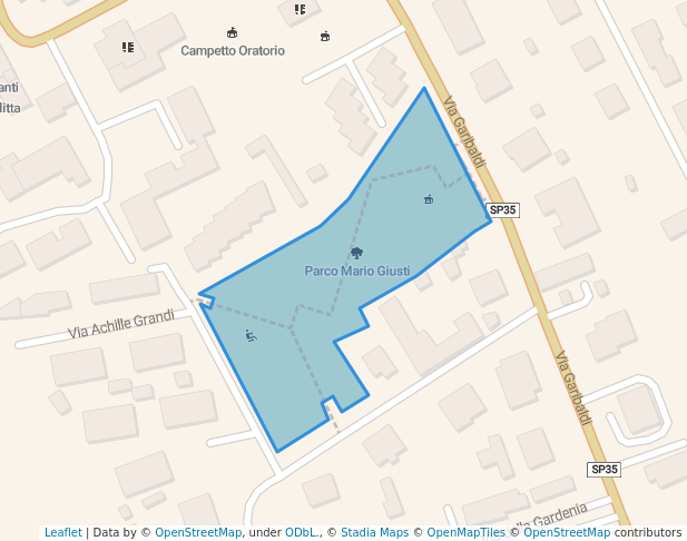 Parco Mario Giusti in Collesalvetti | Map and Routes