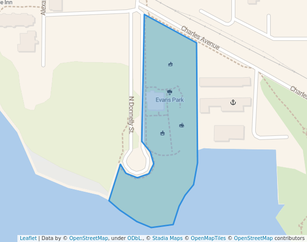 Evans Park in Mount Dora | Map and Routes