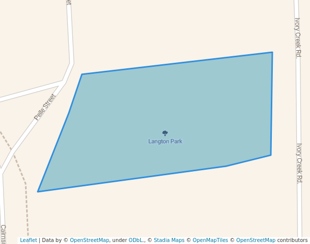 Langton Park in Toogoolawah | Map and Routes
