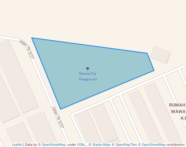 Mawar Flat Playground in Puchong | Map and Routes