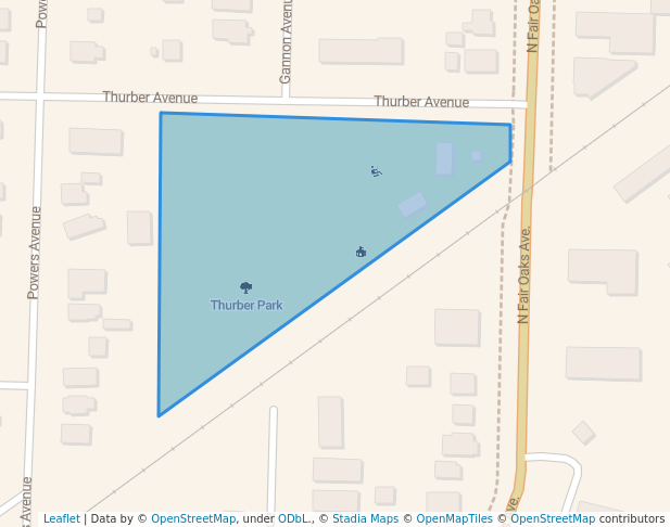 Thurber Park in Madison | Map and Routes