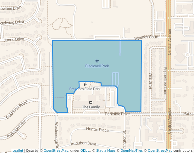 Blackwell Park in Columbus | Map and Routes