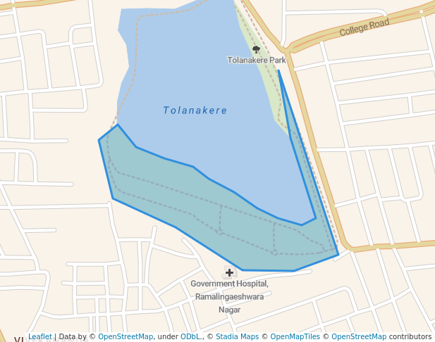 Tolanakere Park in Hubballi | Map and Routes