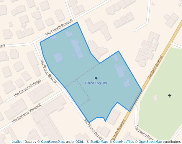 Parco Togliatti in Camucia | Map and Routes