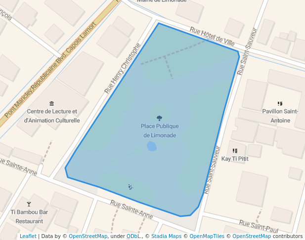 Place Publique de Limonade in Limonade | Map and Routes