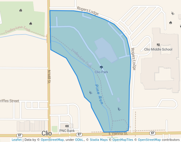 Clio Park in Clio | Map and Routes