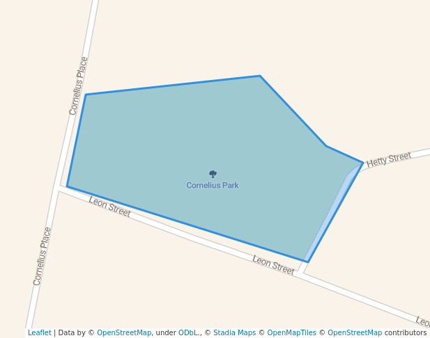 Cornelius Park in Roodepoort | Map and Routes