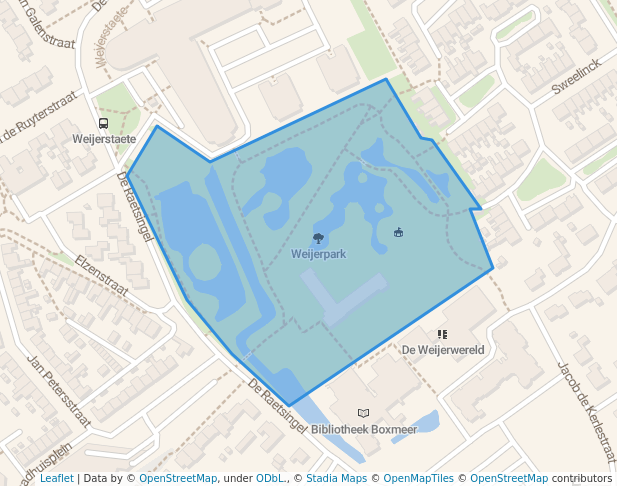 Weijerpark in Boxmeer | Map and Routes