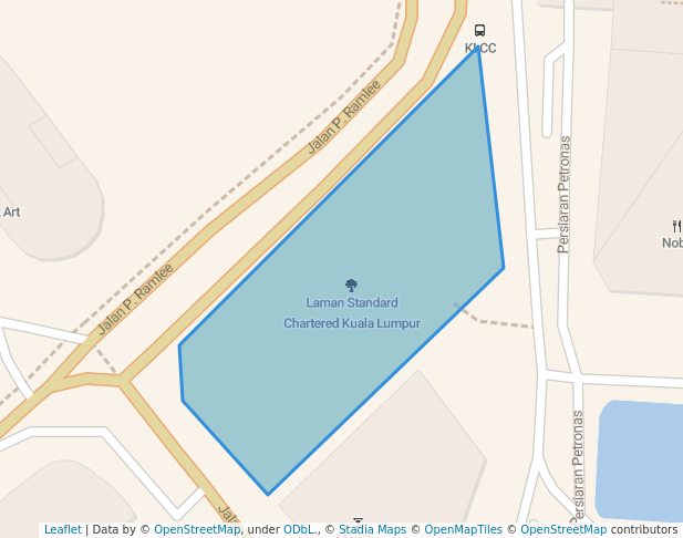 Standard Chartered Bank Park in Kuala Lumpur | Map and Routes