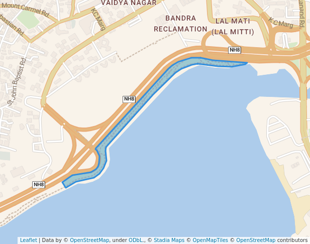 BWSL Promonade in Mumbai | Map and Routes