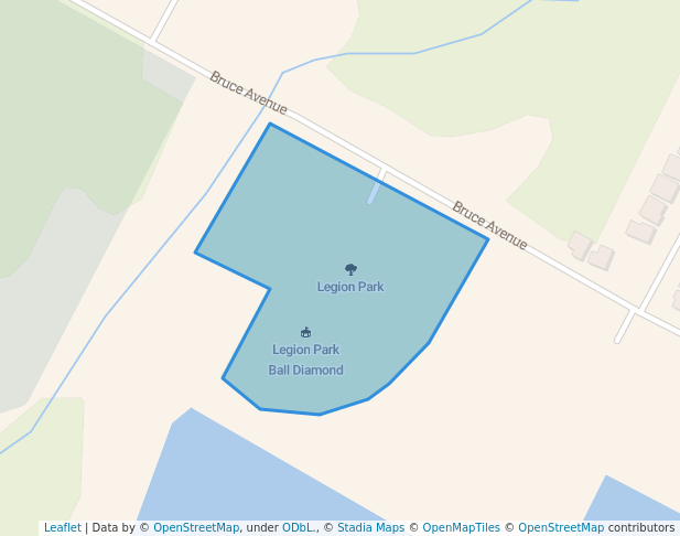 Legion Park in Ripley | Map and Routes