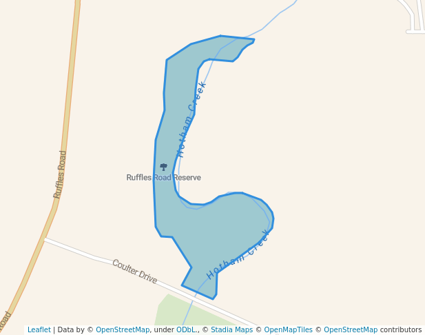 Ruffles Road Reserve in Willow Vale | Map and Routes