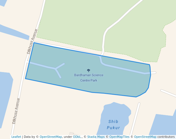 Bardhaman Science Centre Park in Burdwan | Map and Routes